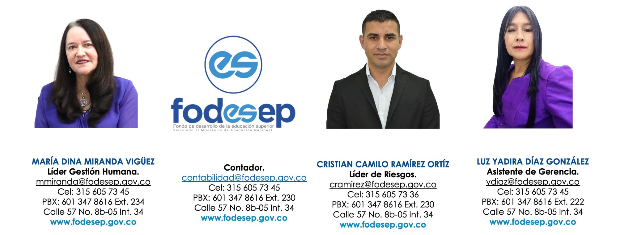 Nuestros Empleados – Fondo de Desarrollo de la Educacion Superior